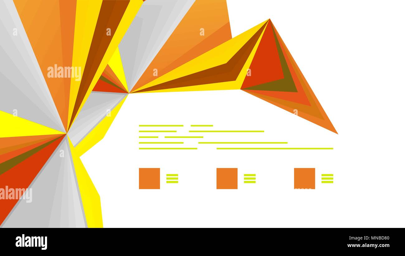 Modern triangle presentation template. Modern triangle presentation ...