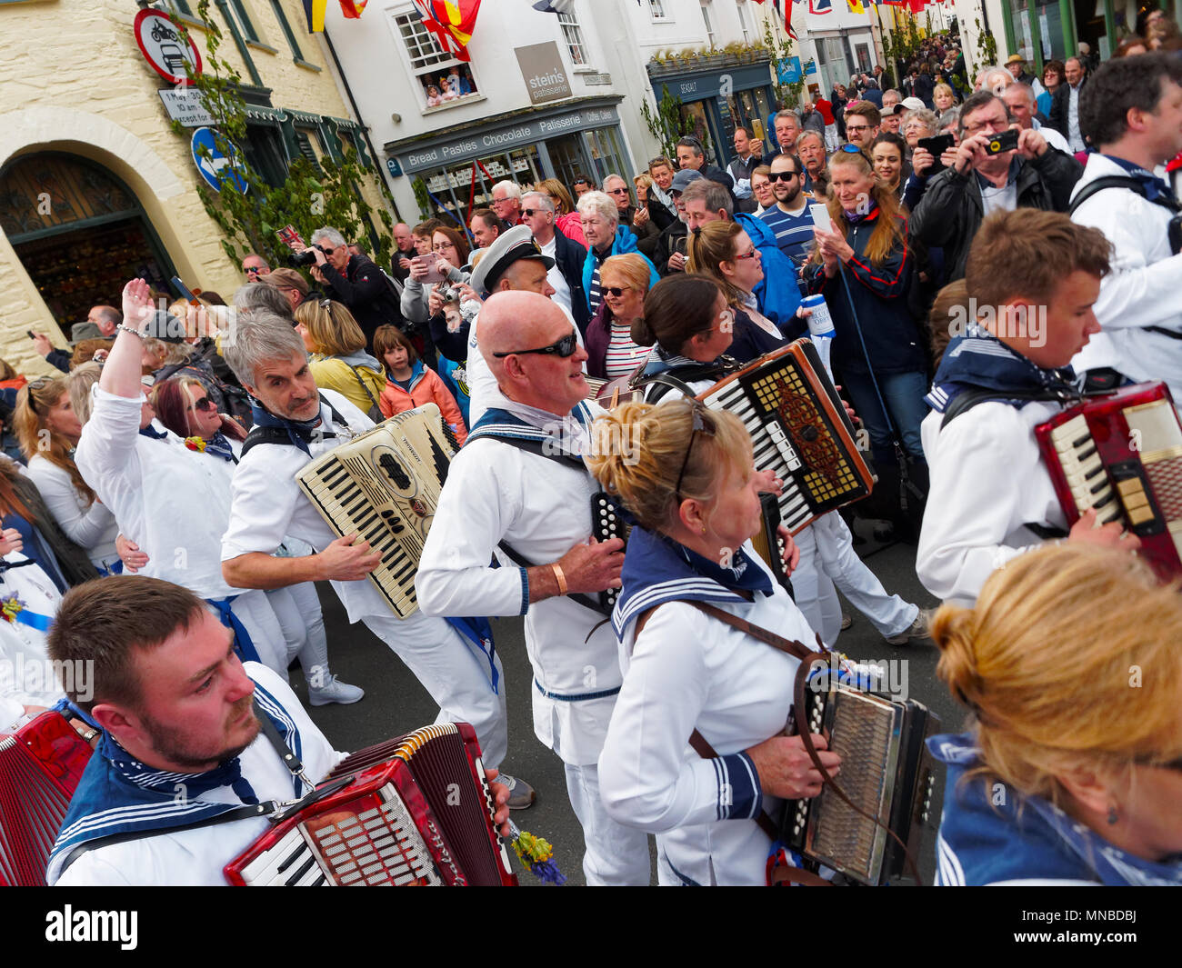 May Day celebration traditional Cornwall UK Robert Taylor/Alamy Live ...