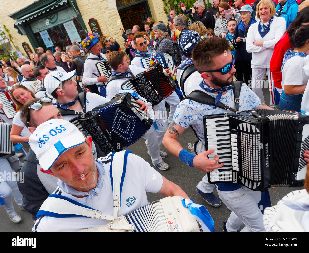 May Day celebration traditional Cornwall UK Robert Taylor/Alamy Live ...