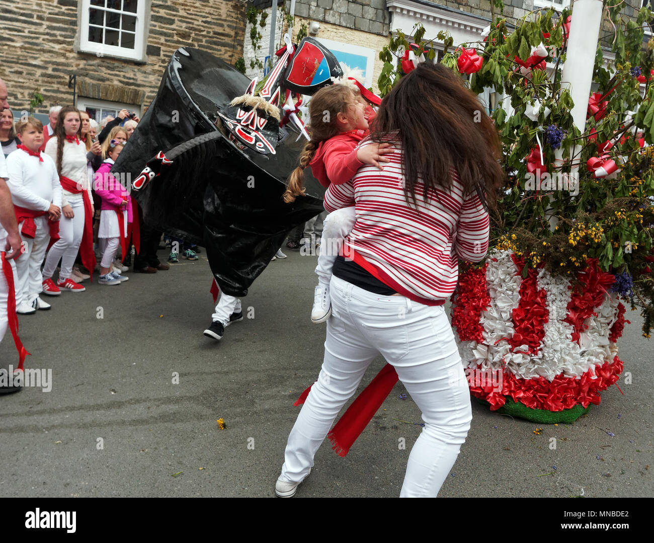 May Day celebration traditional Cornwall UK Robert Taylor/Alamy Live ...