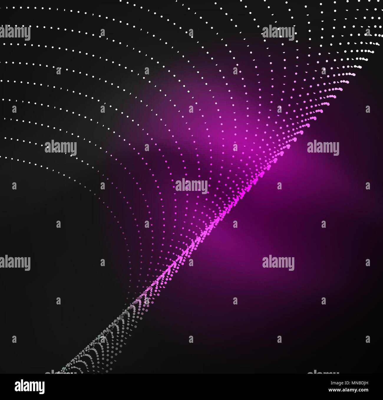 3d Illuminated Wave Of Glowing Particles 3d Illuminated Wave Of Glowing Particles Hud Design