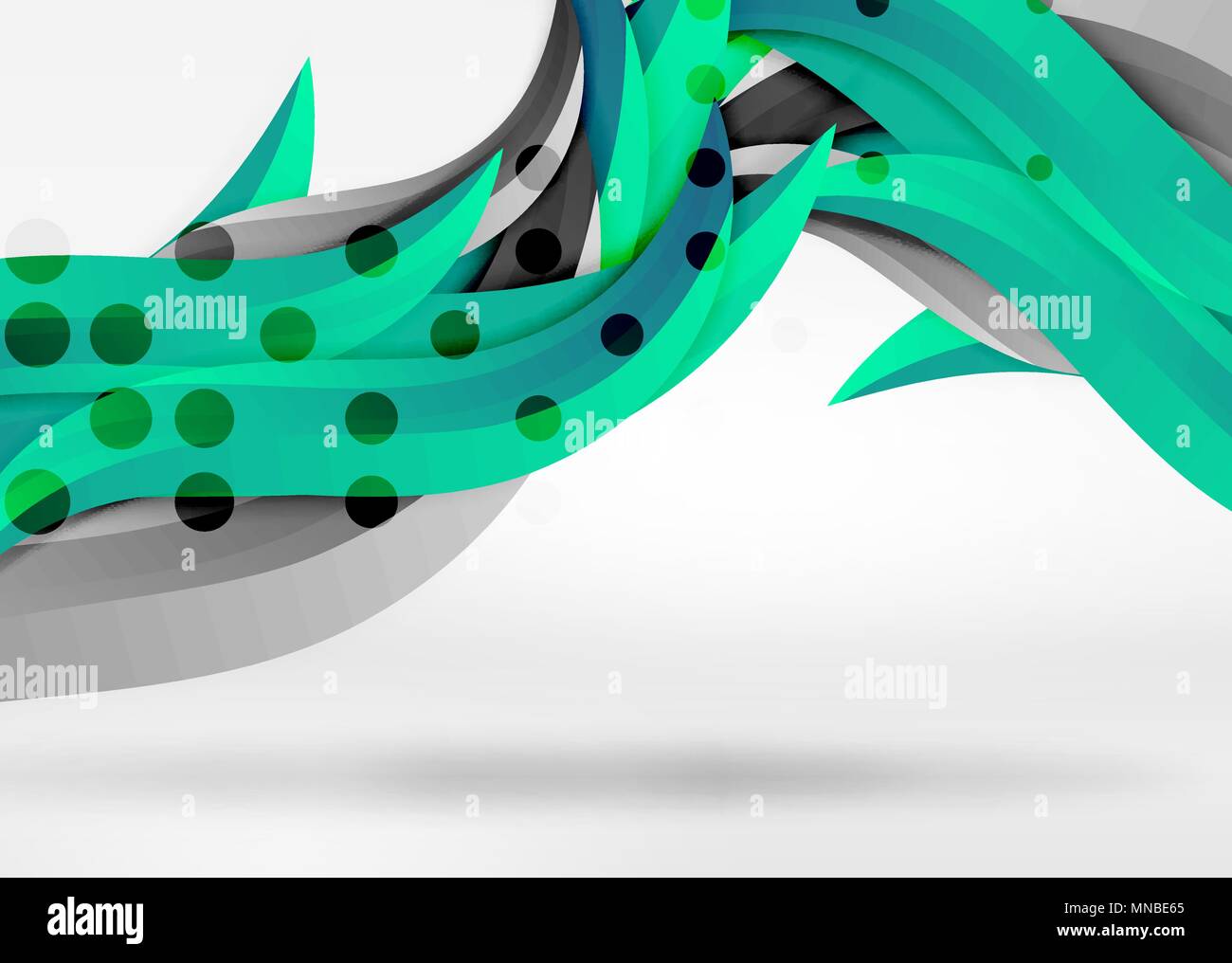 Vector Colorful Wave Lines In White And Grey 3d Space Vector Colorful