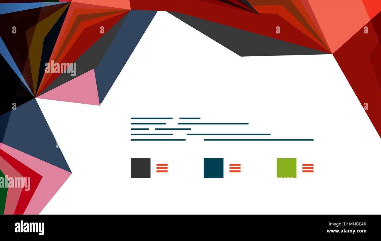 Modern triangle presentation template. Modern triangle presentation ...