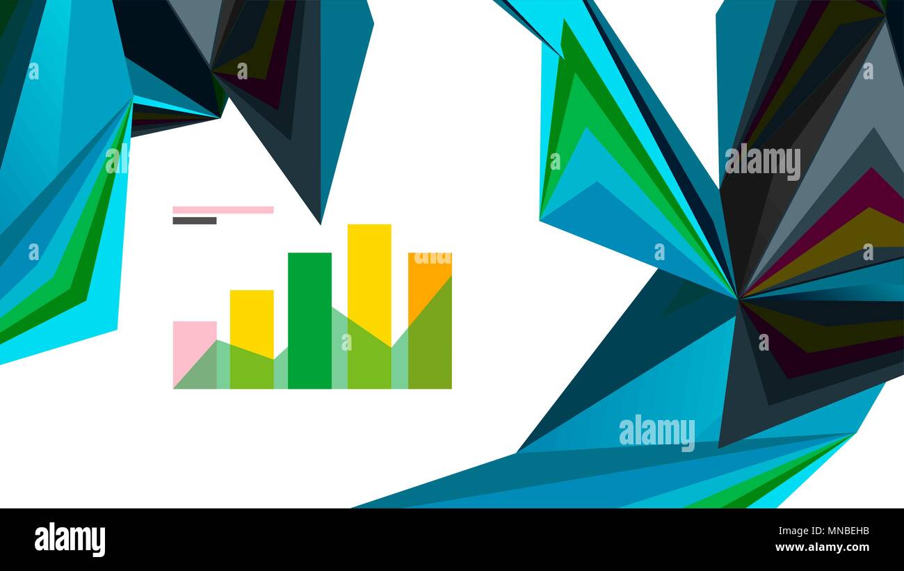 Modern triangle presentation template. Modern triangle presentation ...