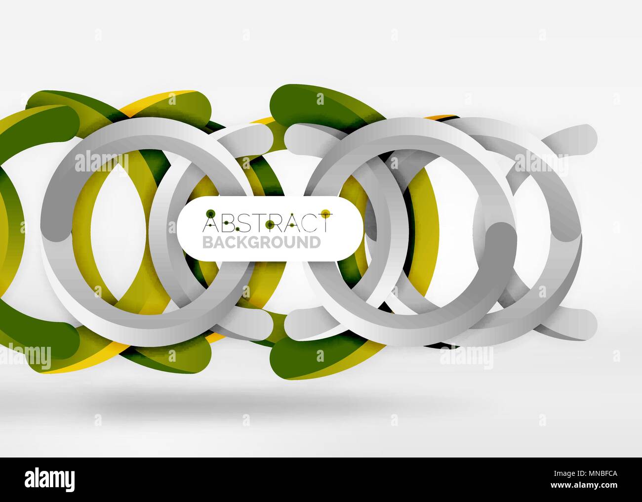 Modern 3d ring vector abstract background. Modern 3d ring composition ...