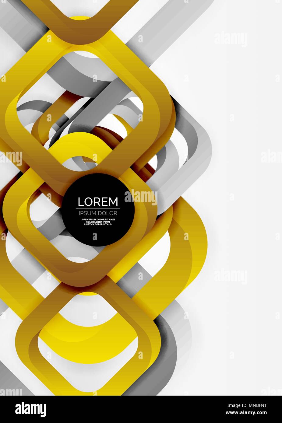 Squares geometric shapes in light grey 3d space. Squares geometric ...