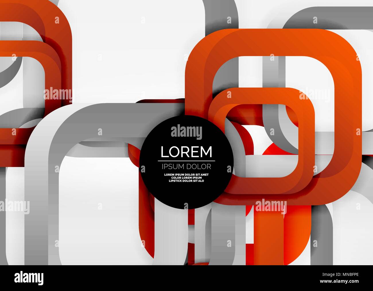 Squares geometric shapes in light grey 3d space. Squares geometric ...