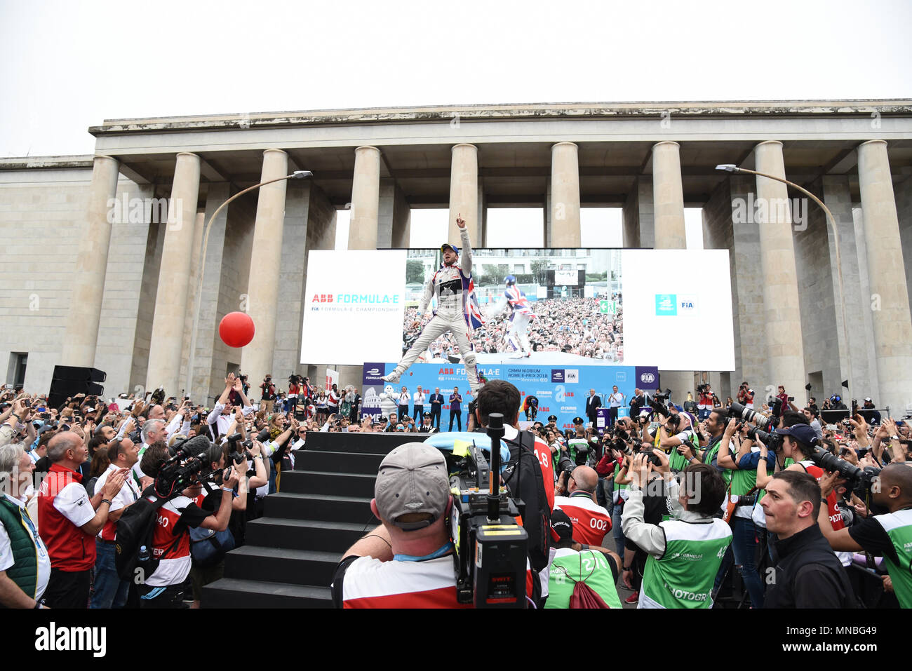 Formula E Rome Grand Prix - Prize Ceremony Featuring: Atmosphere, Sam ...