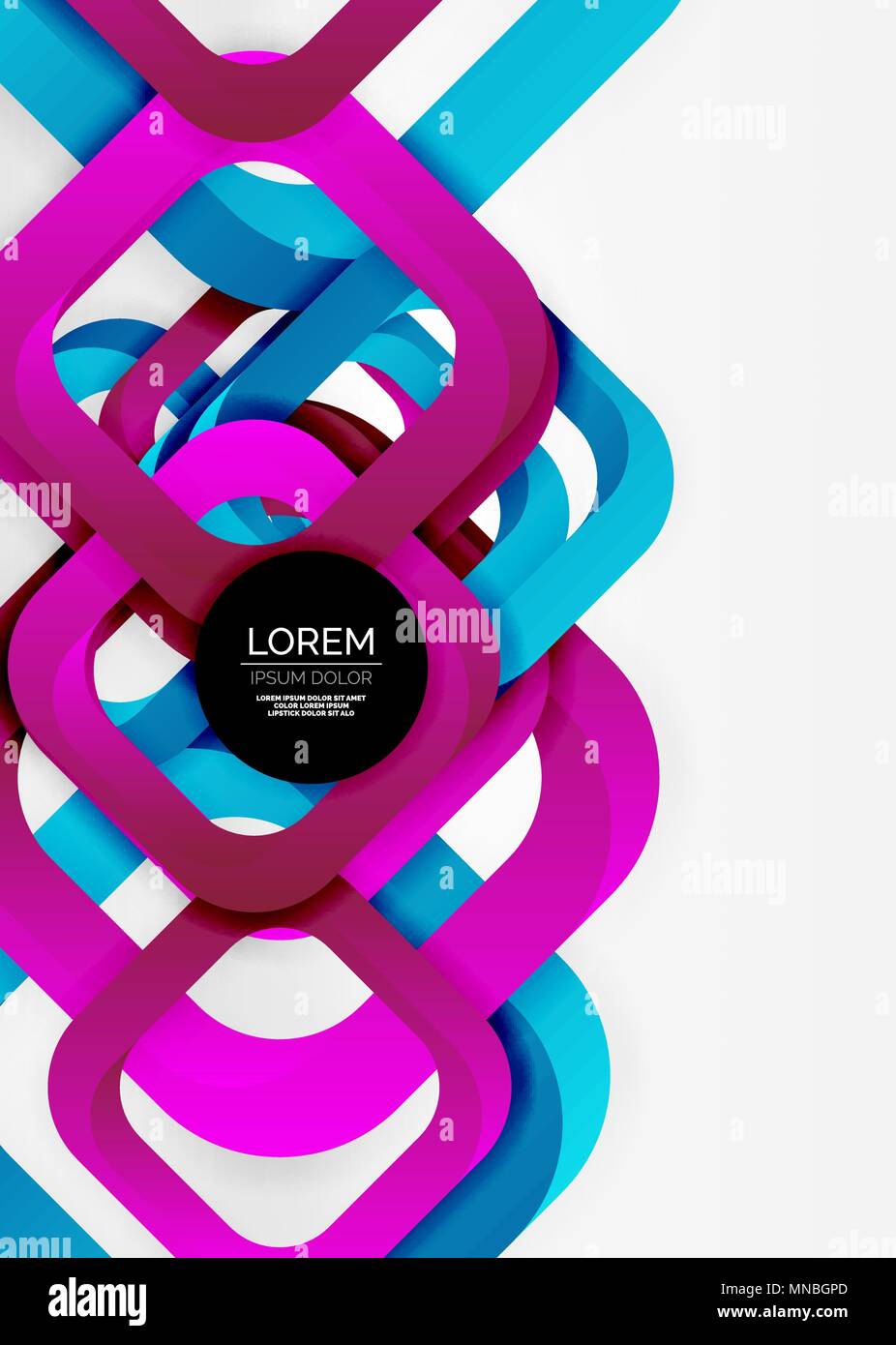 Squares geometric shapes in light grey 3d space. Squares geometric ...