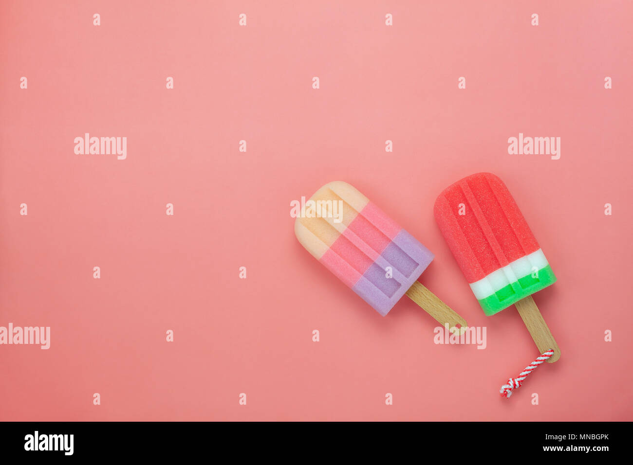 Table top view aerial image of food for summer holiday background ...