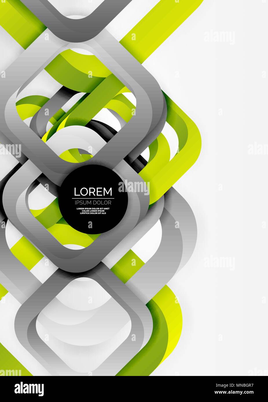 Squares geometric shapes in light grey 3d space. Squares geometric ...