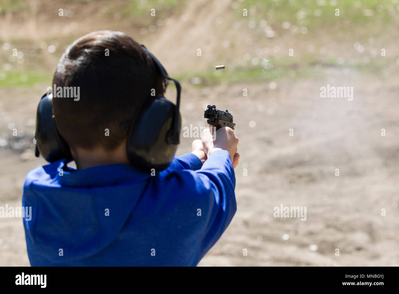 Boy pistol hi-res stock photography and images - Alamy