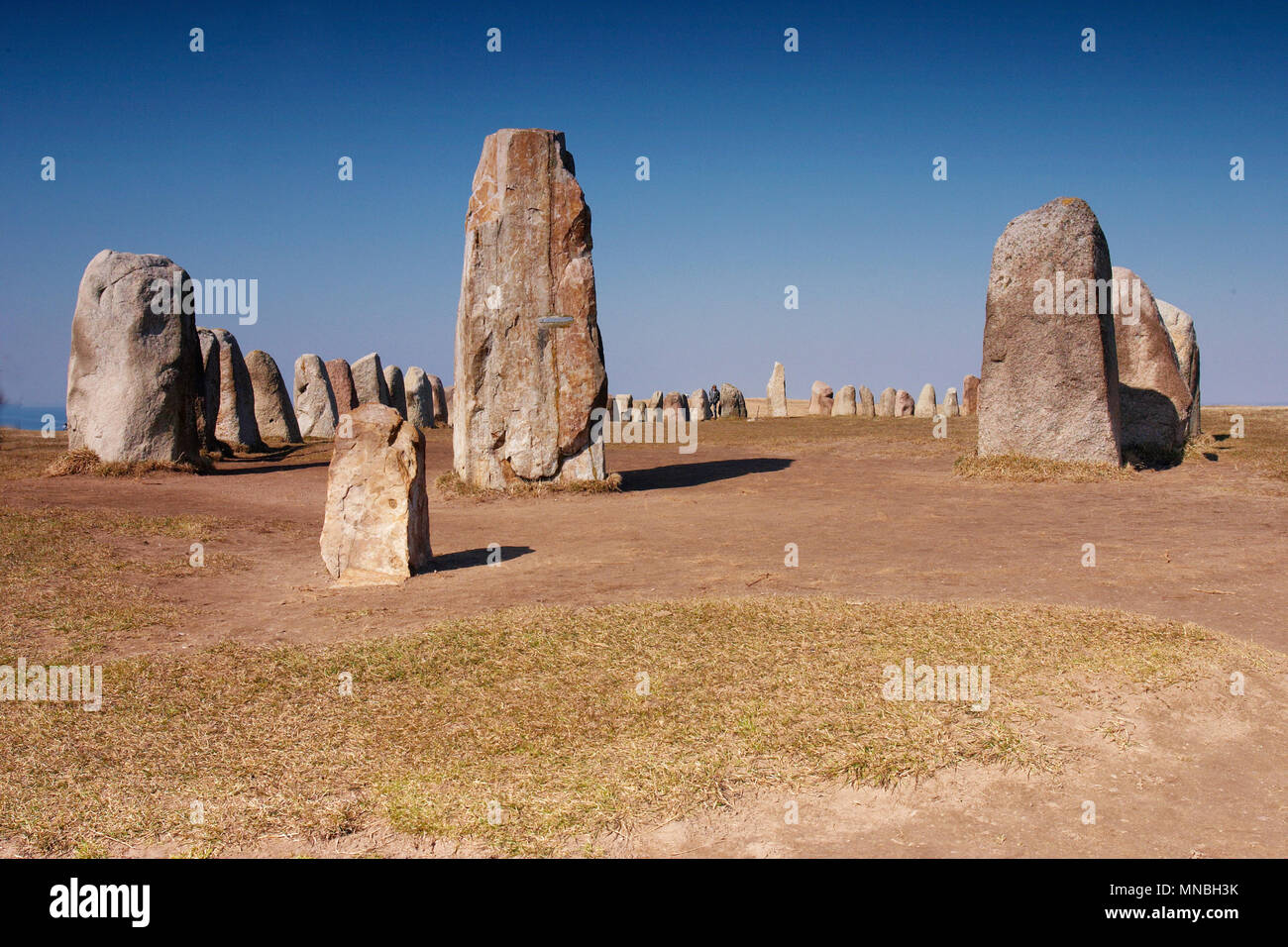 Ale stones is a stone ship at the south cost of the Swedish province of ...