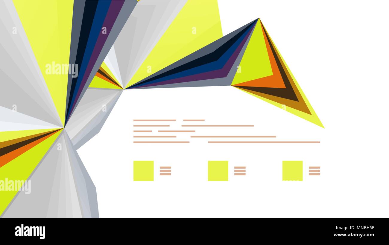 Modern triangle presentation template. Modern triangle presentation ...