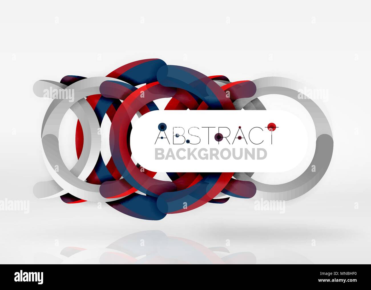 Modern 3d ring vector abstract background. Modern 3d ring composition ...