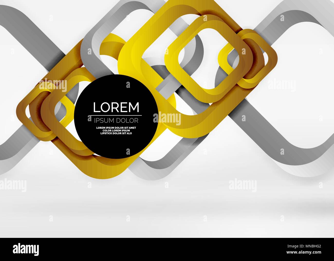 Squares geometric shapes in light grey 3d space. Squares geometric ...