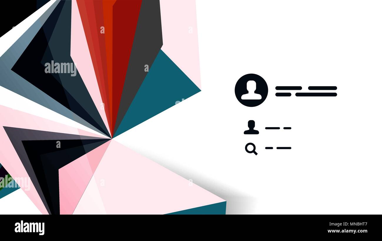 Modern triangle presentation template. Modern triangle presentation ...