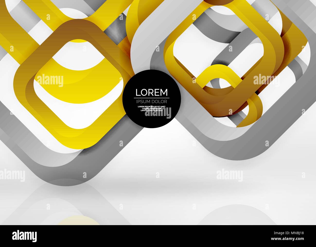 Squares geometric shapes in light grey 3d space. Squares geometric ...