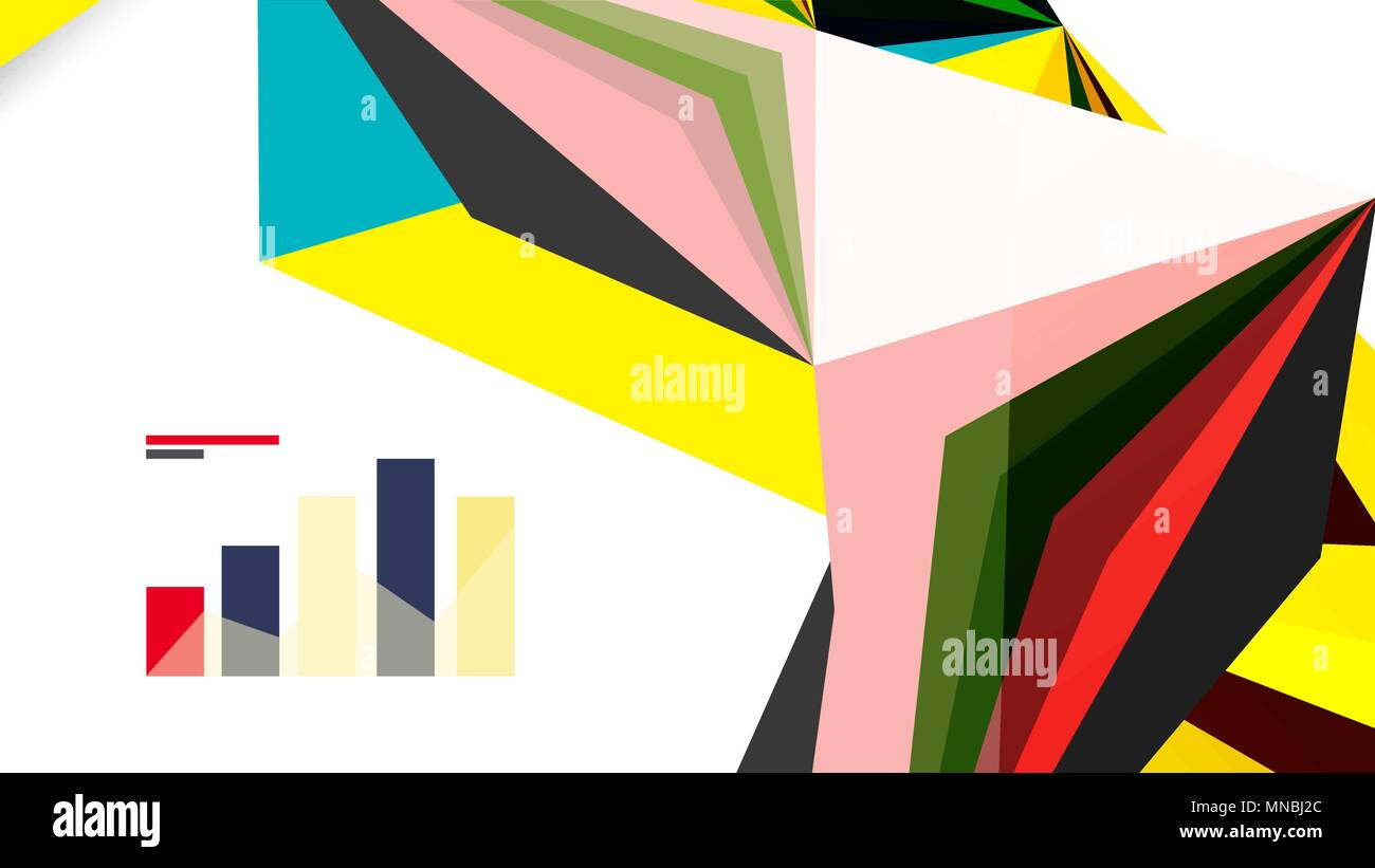 Modern triangle presentation template. Modern triangle presentation ...