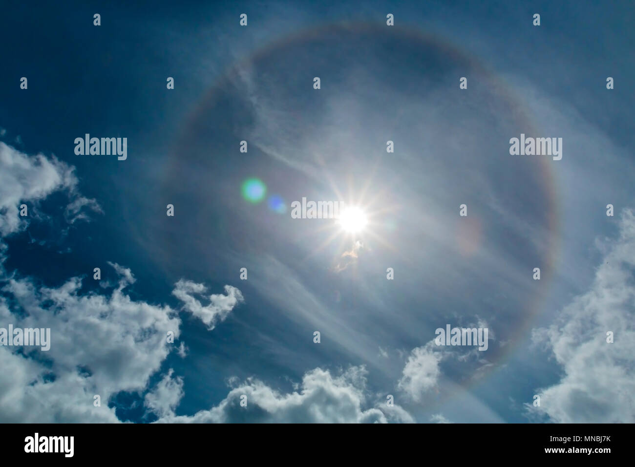 Halo ring rainbow spectrum hi-res stock photography and images - Alamy