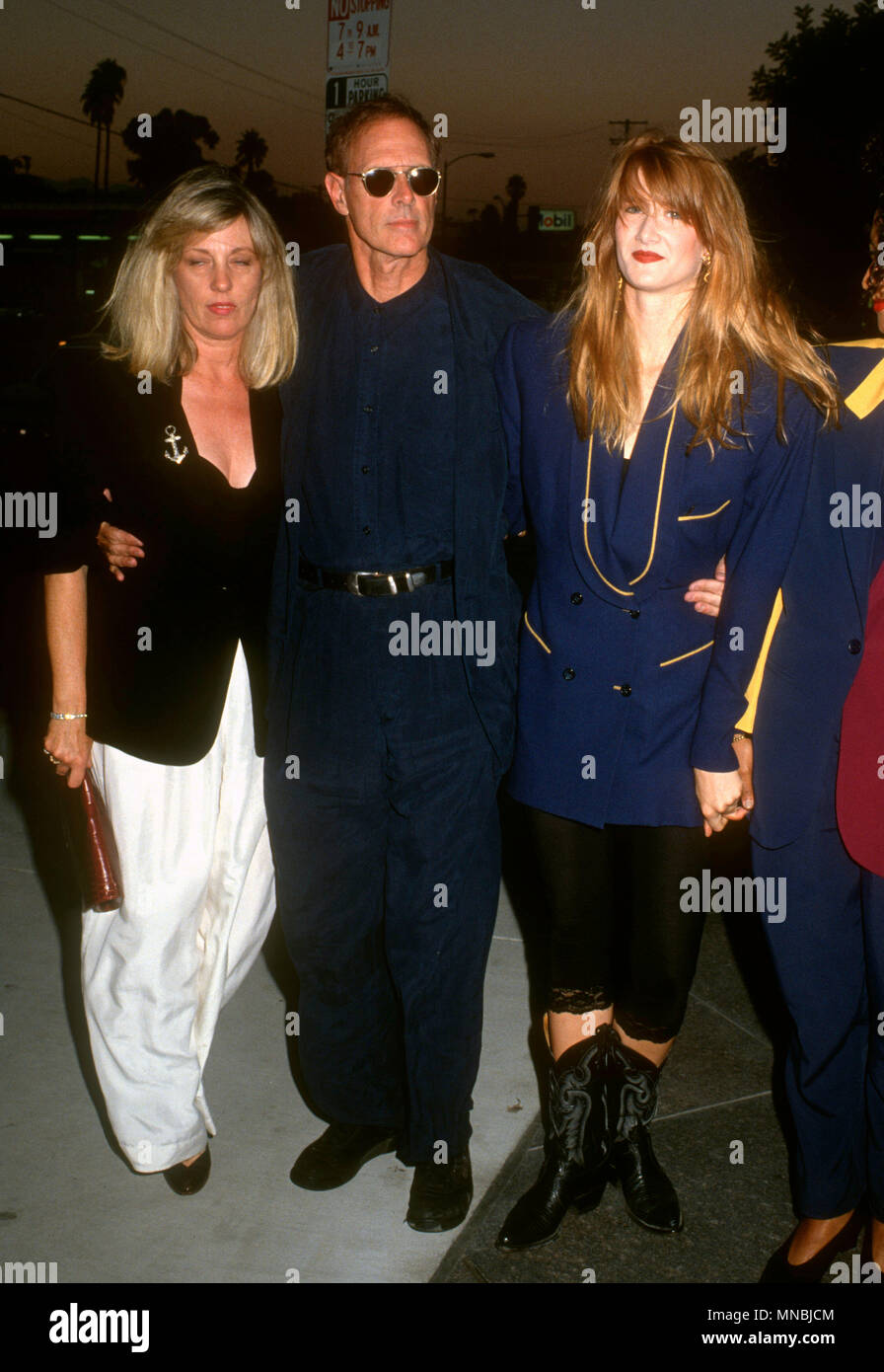 WEST HOLLYWOOD, CA - AUGUST 21: (L-R) Andrea Beckett, actor Bruce Dern ...