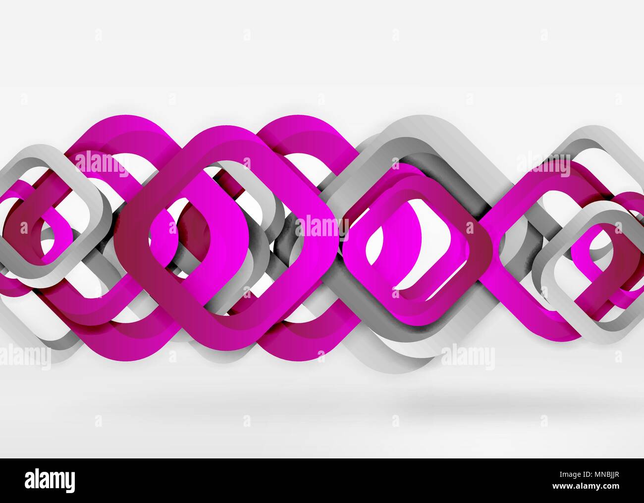 Squares geometric shapes in light grey 3d space. Squares geometric ...