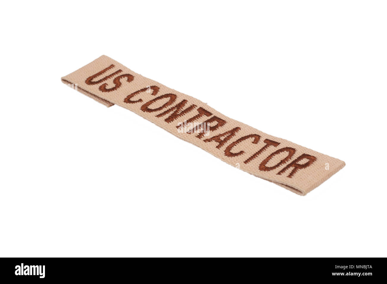 us contractor uniform badge isolated on white background Stock Photo ...