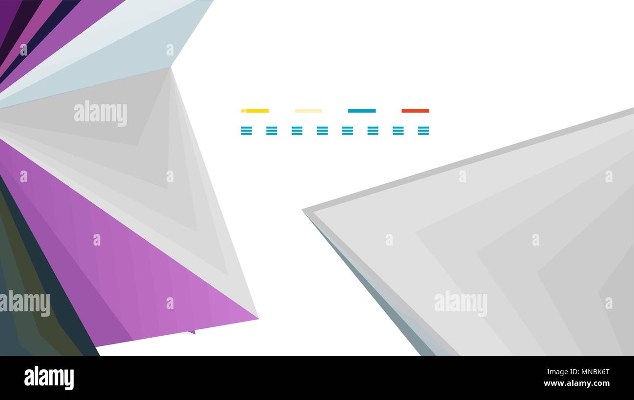 Modern triangle presentation template. Modern triangle presentation ...
