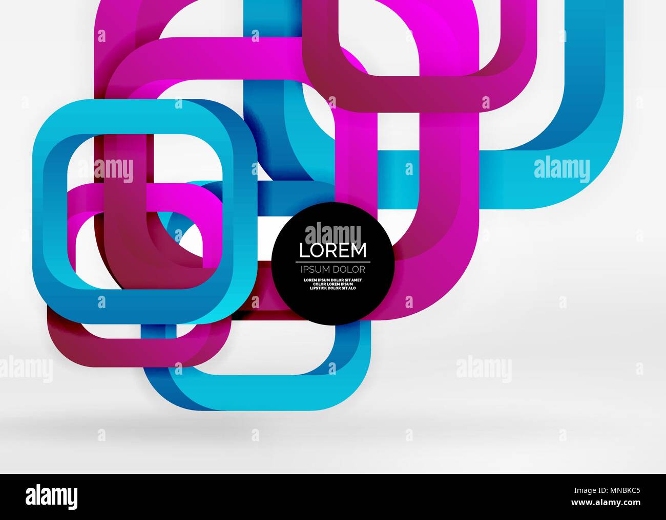 Squares geometric shapes in light grey 3d space. Squares geometric ...