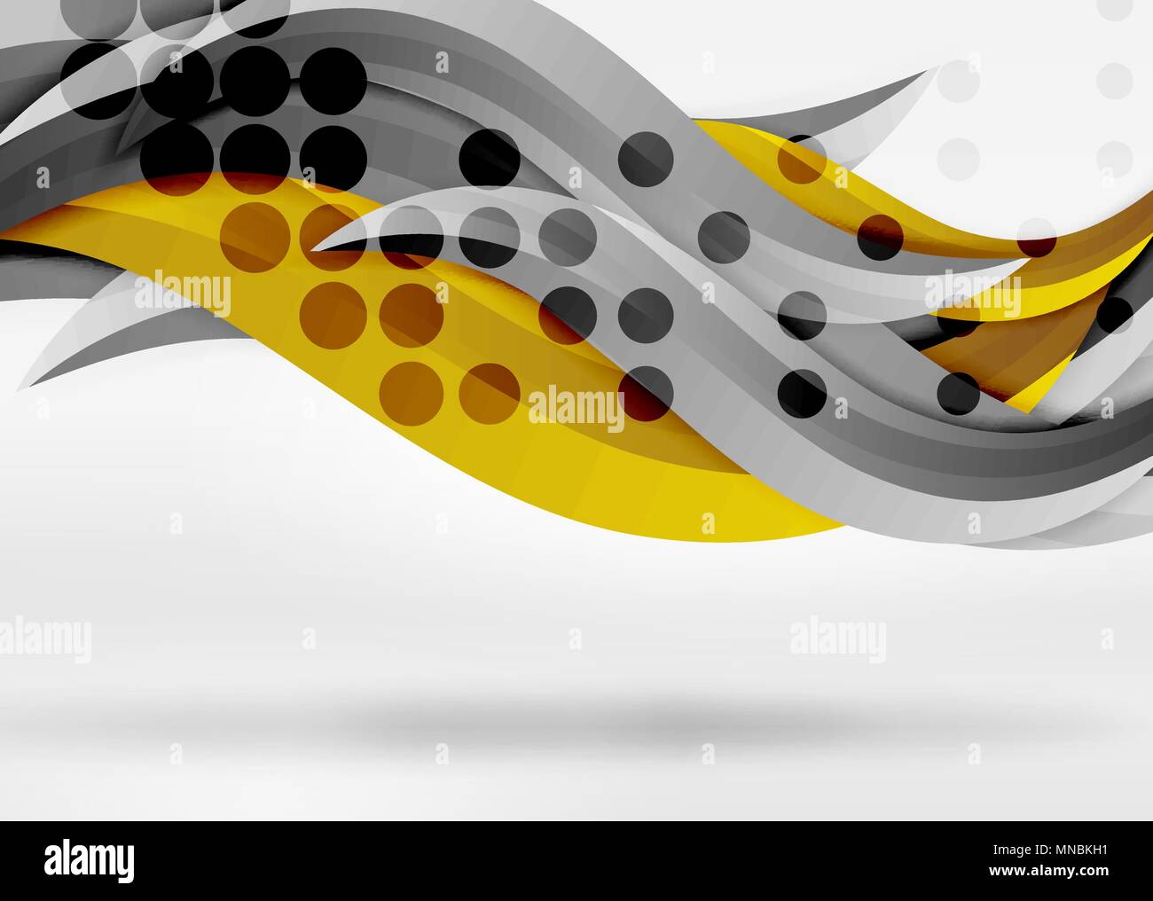 Vector Colorful Wave Lines In White And Grey 3d Space Vector Colorful