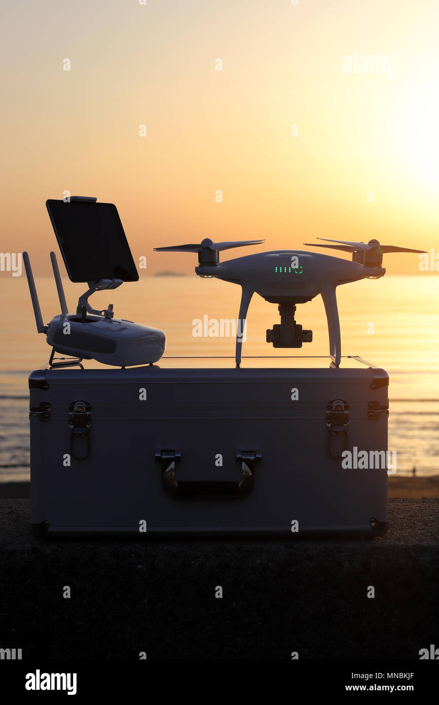 drone and remote controller, tool for aerial photo and video against ...