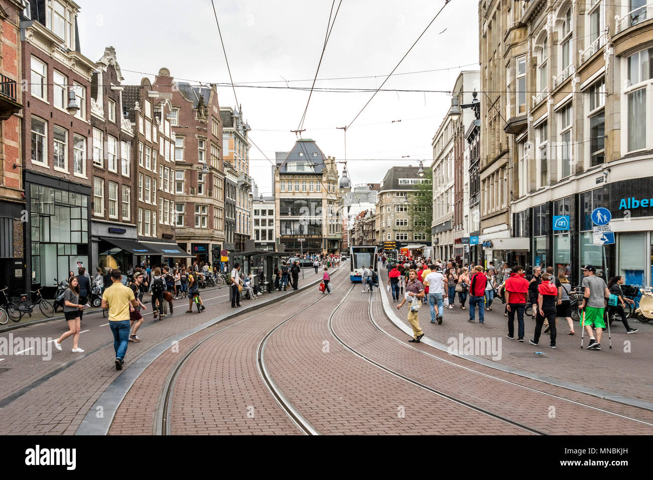 Street life Amsterdam Netherlands Stock Photo - Alamy