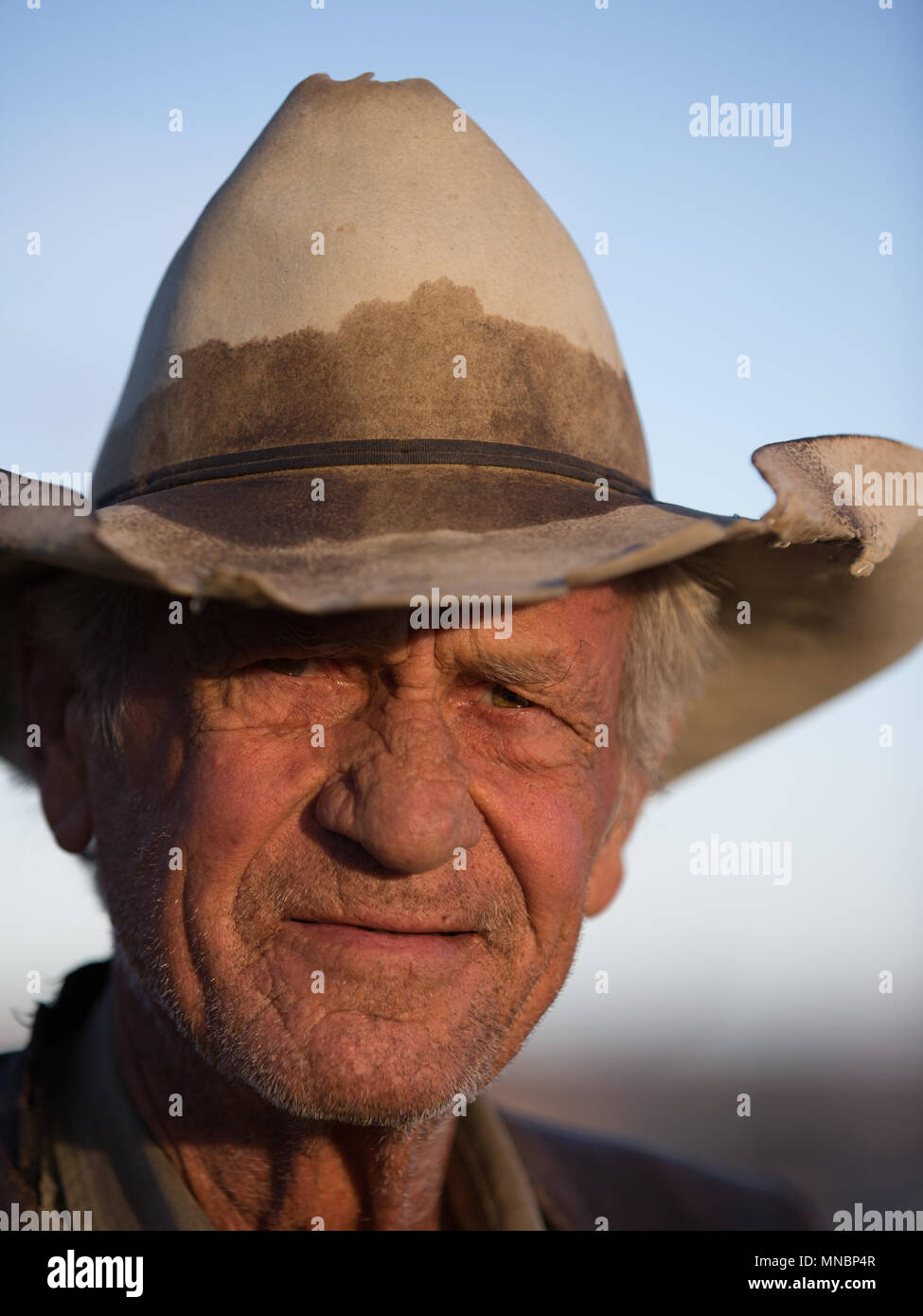 Old senior rancher portrait hi-res stock photography and images - Alamy