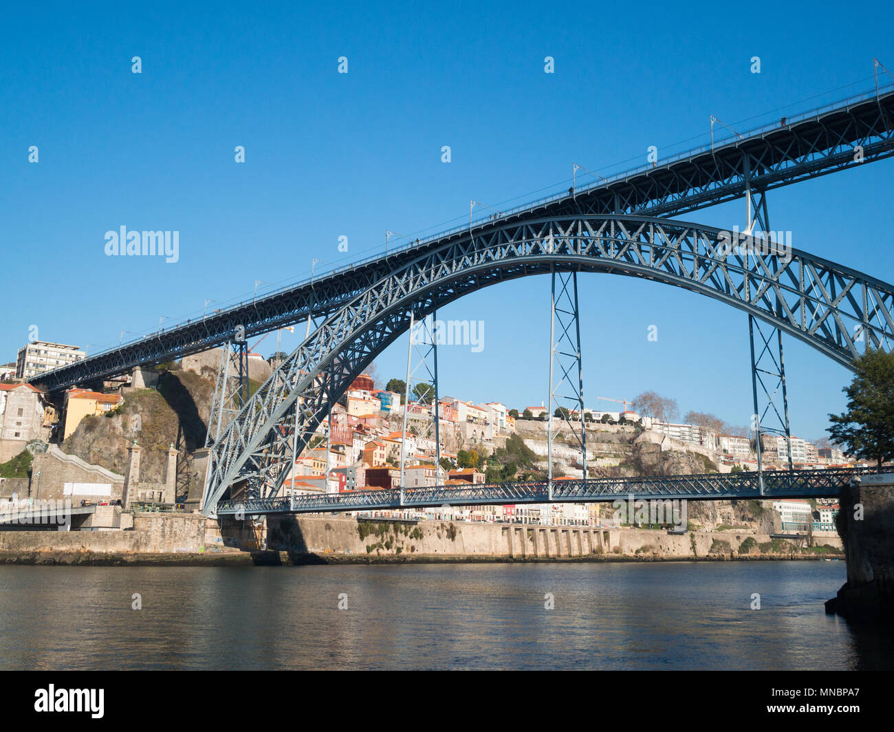 Don Luis Bridge over Douro River Stock Photo - Alamy