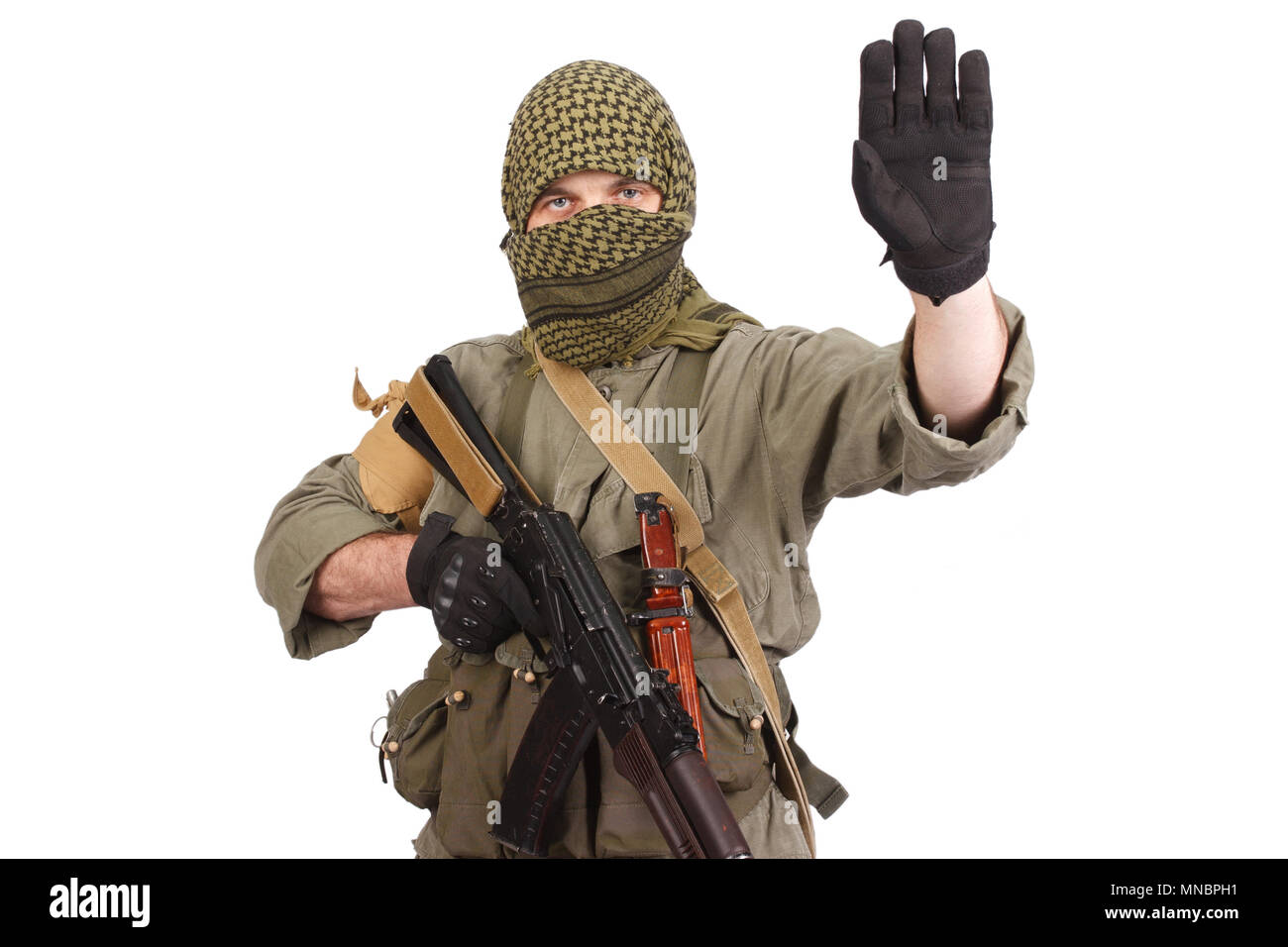 Man Holding Ak47 Gun High Resolution Stock Photography and Images - Alamy