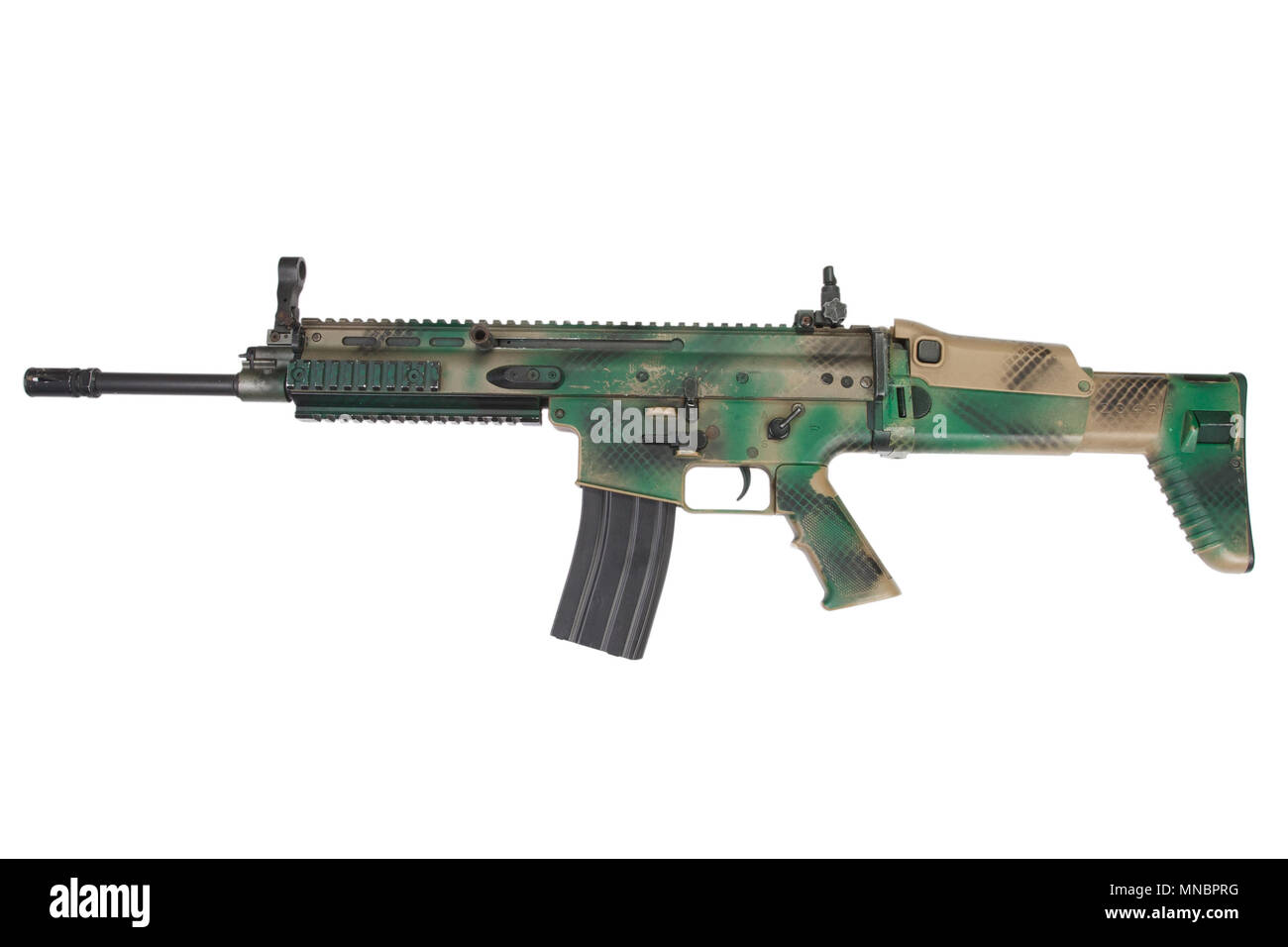 Special Operations Forces Assault Rifle isolated Stock Photo - Alamy