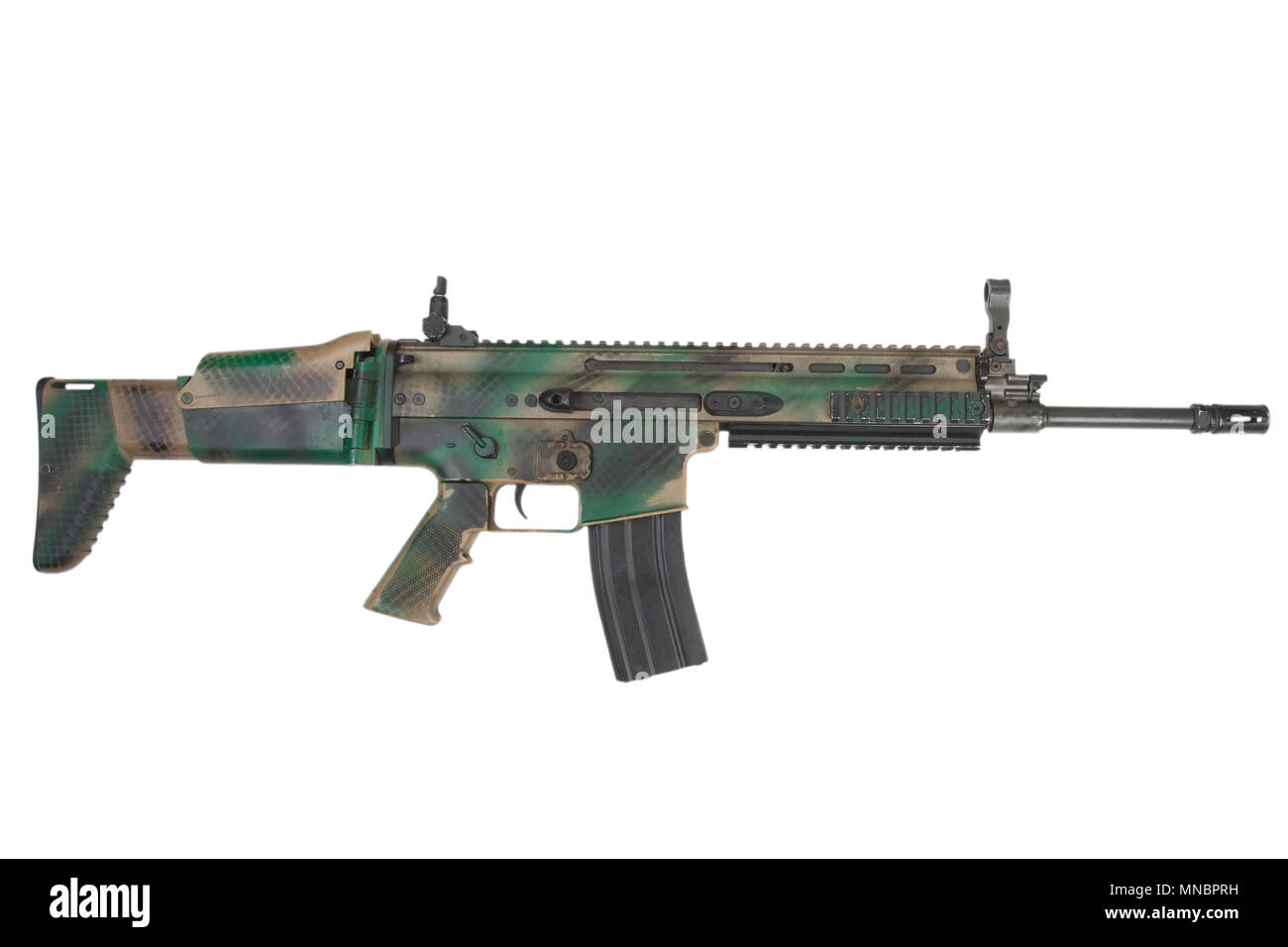 Special Operations Forces Assault Rifle isolated Stock Photo - Alamy