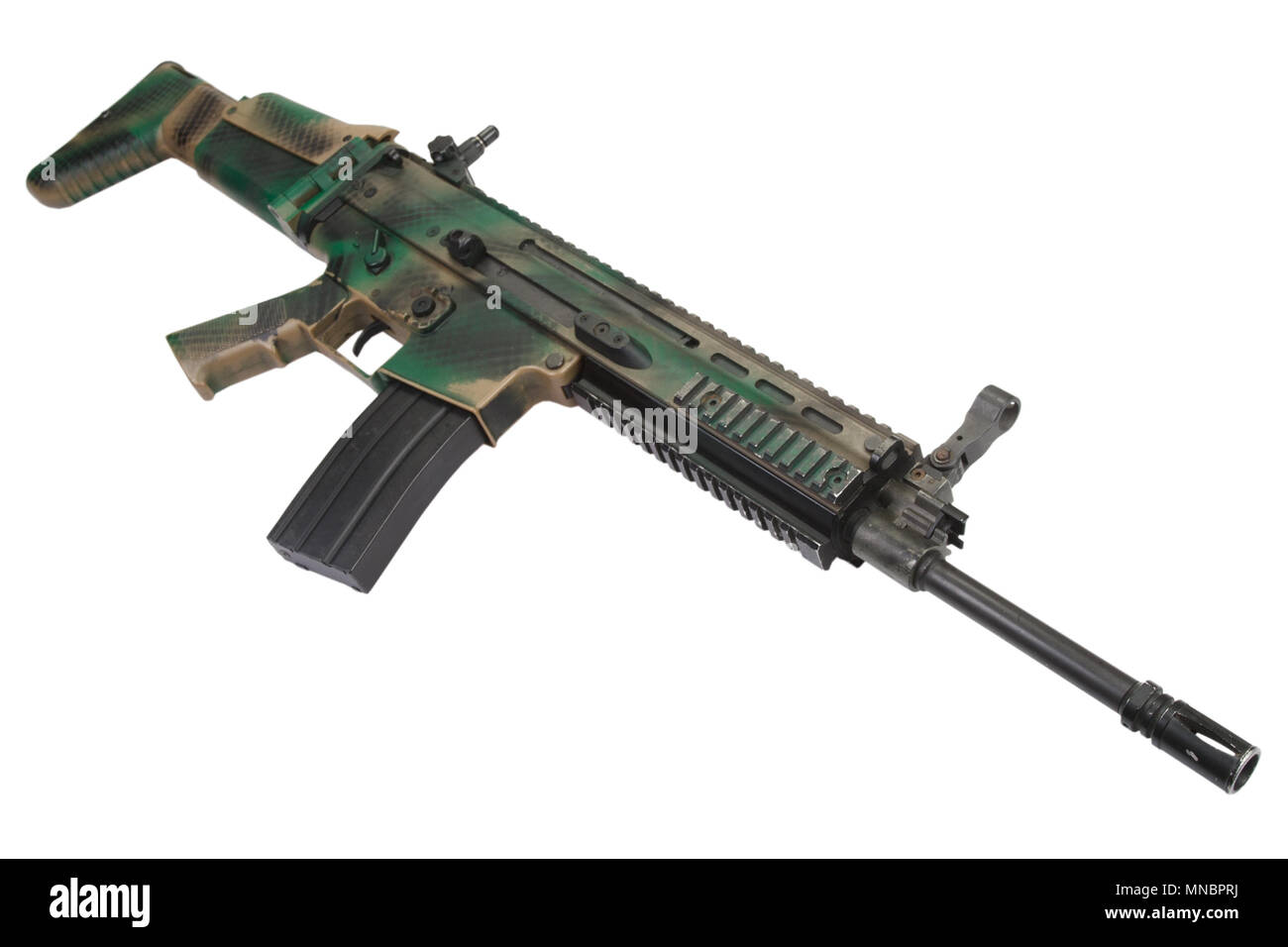 Special Operations Forces Assault Rifle isolated Stock Photo - Alamy