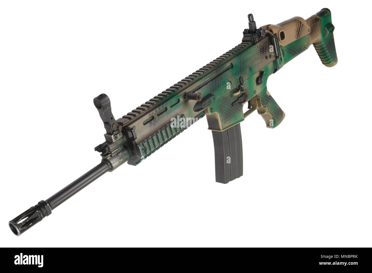 Special Operations Forces Assault Rifle isolated Stock Photo - Alamy