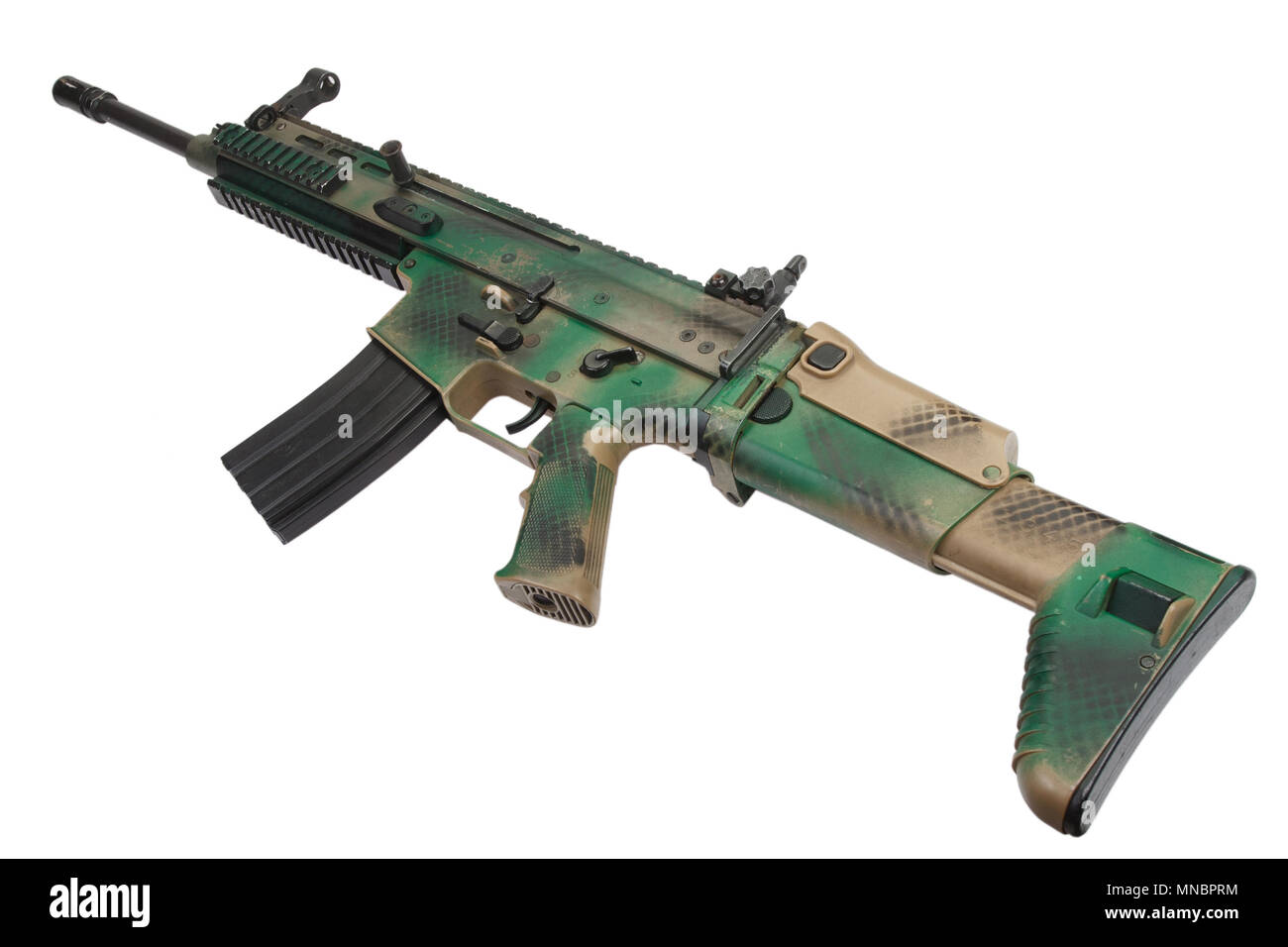 Special Operations Forces Assault Rifle isolated Stock Photo - Alamy