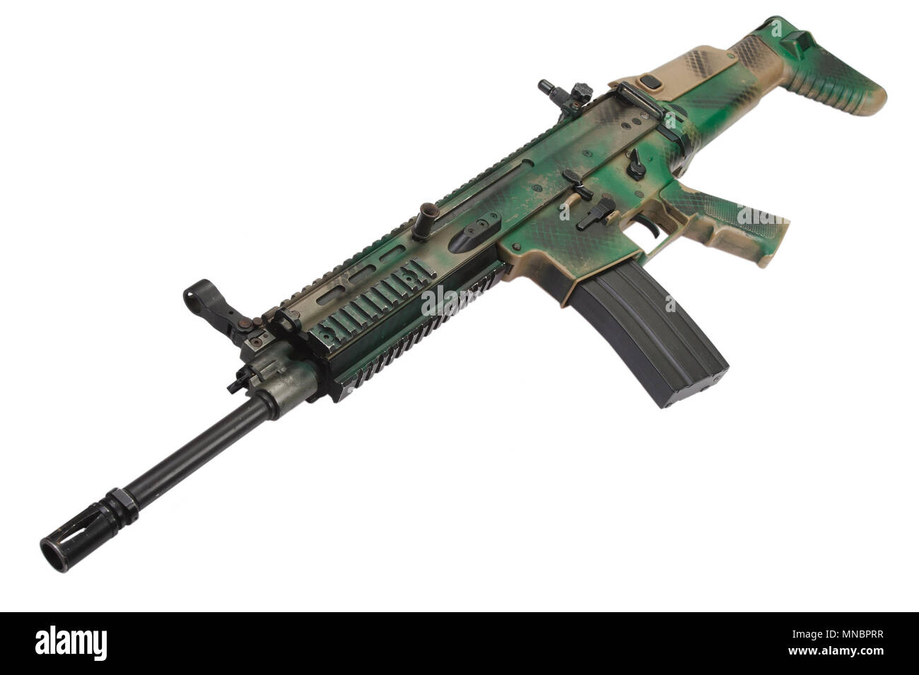 Special Operations Forces Assault Rifle isolated Stock Photo - Alamy