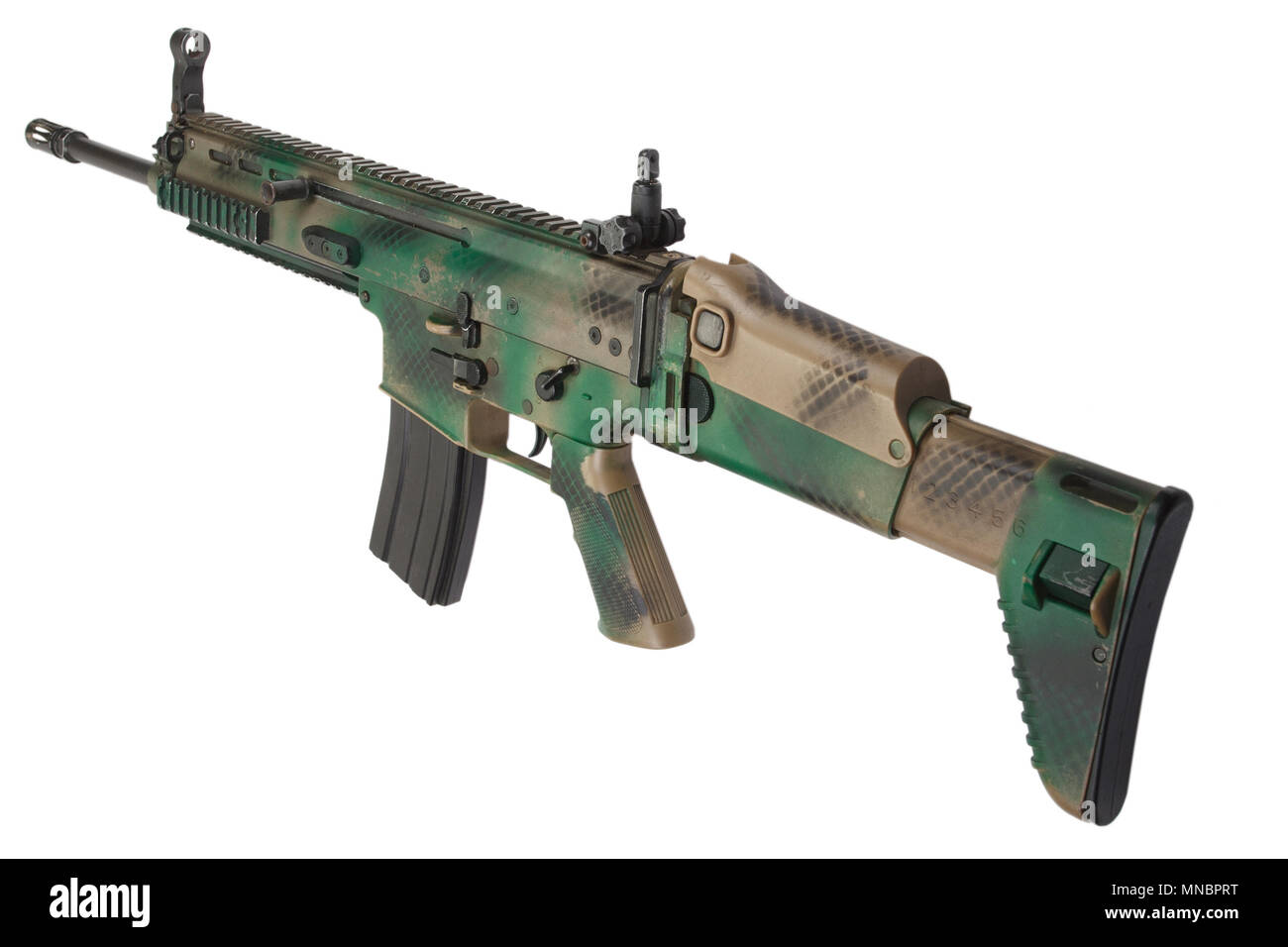 Special Operations Forces Assault Rifle isolated Stock Photo - Alamy