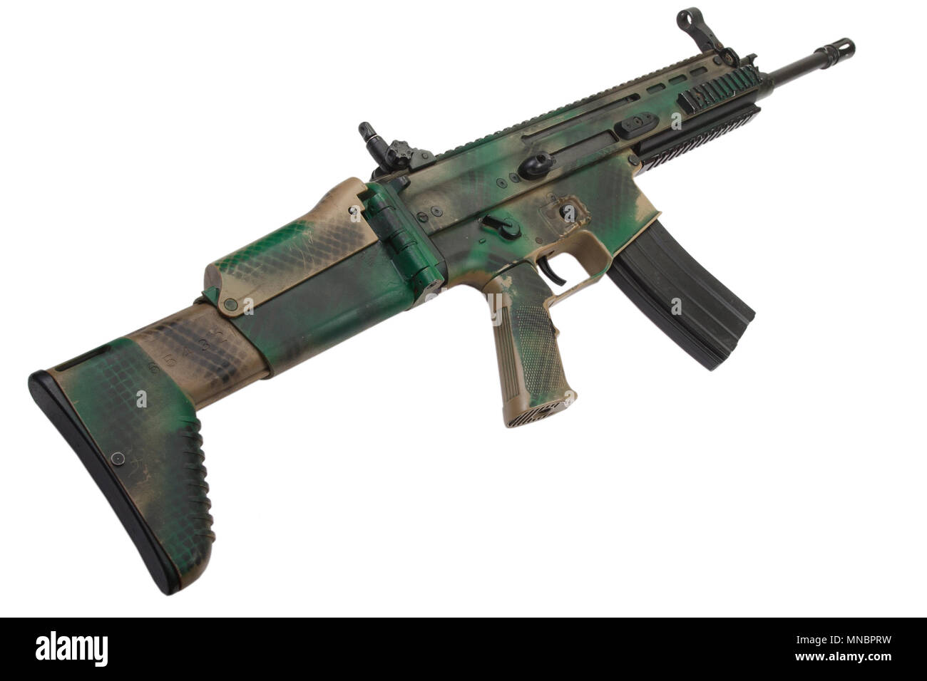 Special Operations Forces Assault Rifle isolated Stock Photo - Alamy