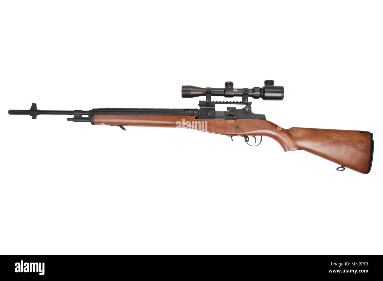 sniper rifle isolated on white background Stock Photo - Alamy