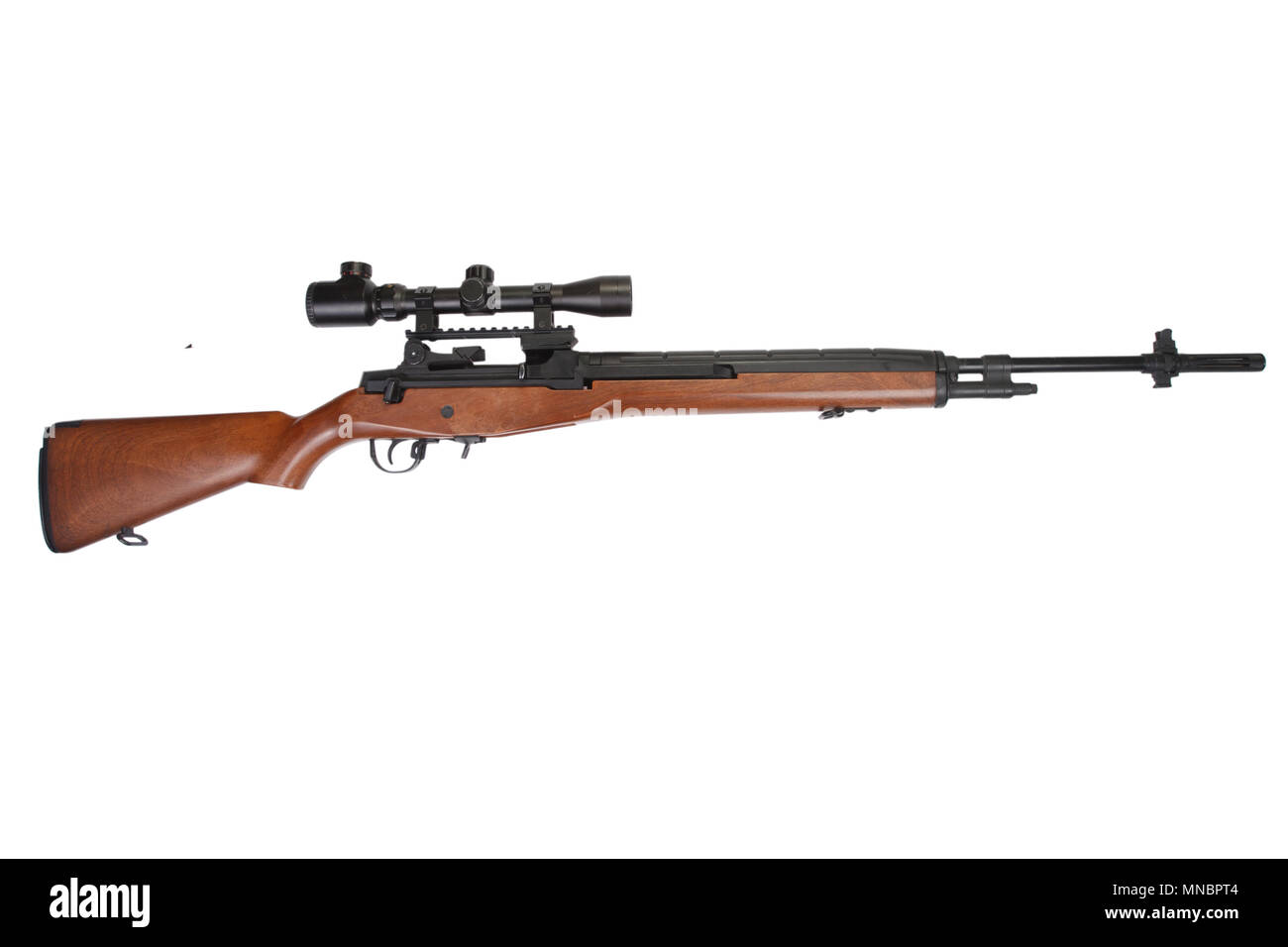 sniper rifle isolated on white background Stock Photo - Alamy