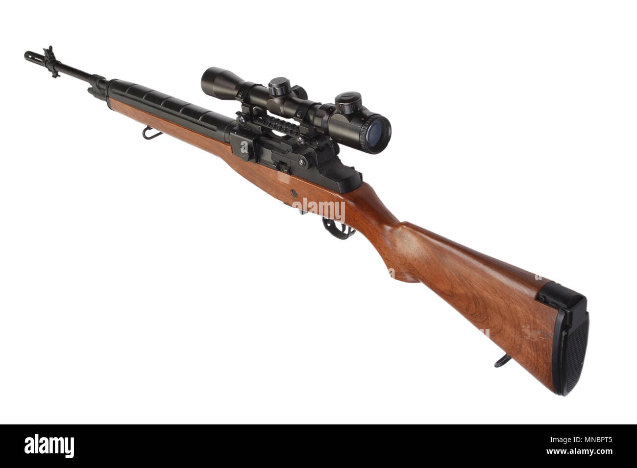 sniper rifle isolated on white background Stock Photo - Alamy