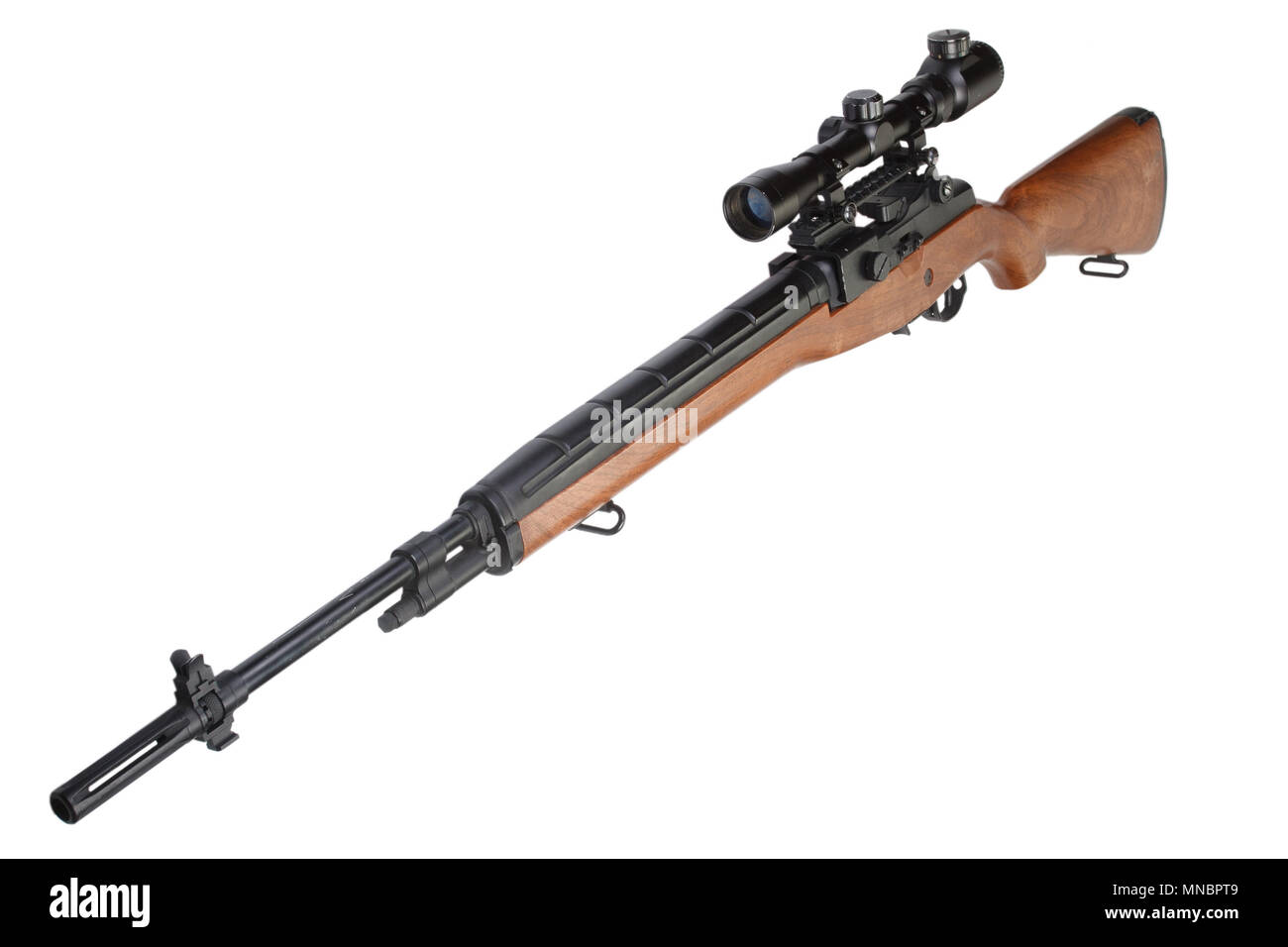 sniper rifle isolated on white background Stock Photo - Alamy