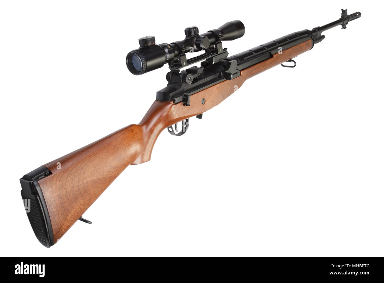 sniper rifle isolated on white background Stock Photo - Alamy