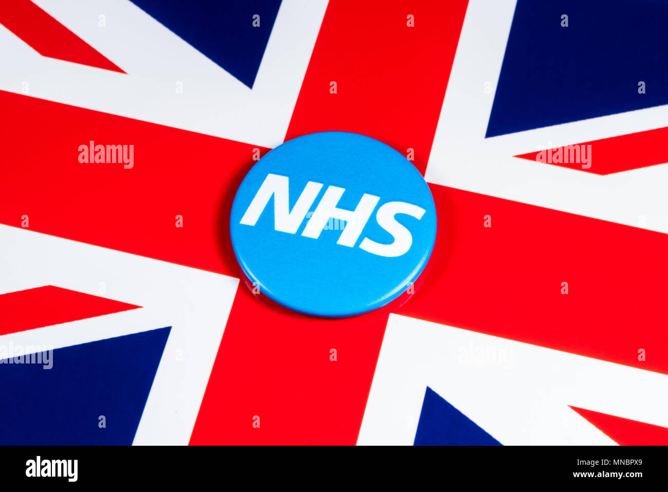 LONDON, UK - APRIL 27TH 2018: The National Health Service symbol over ...
