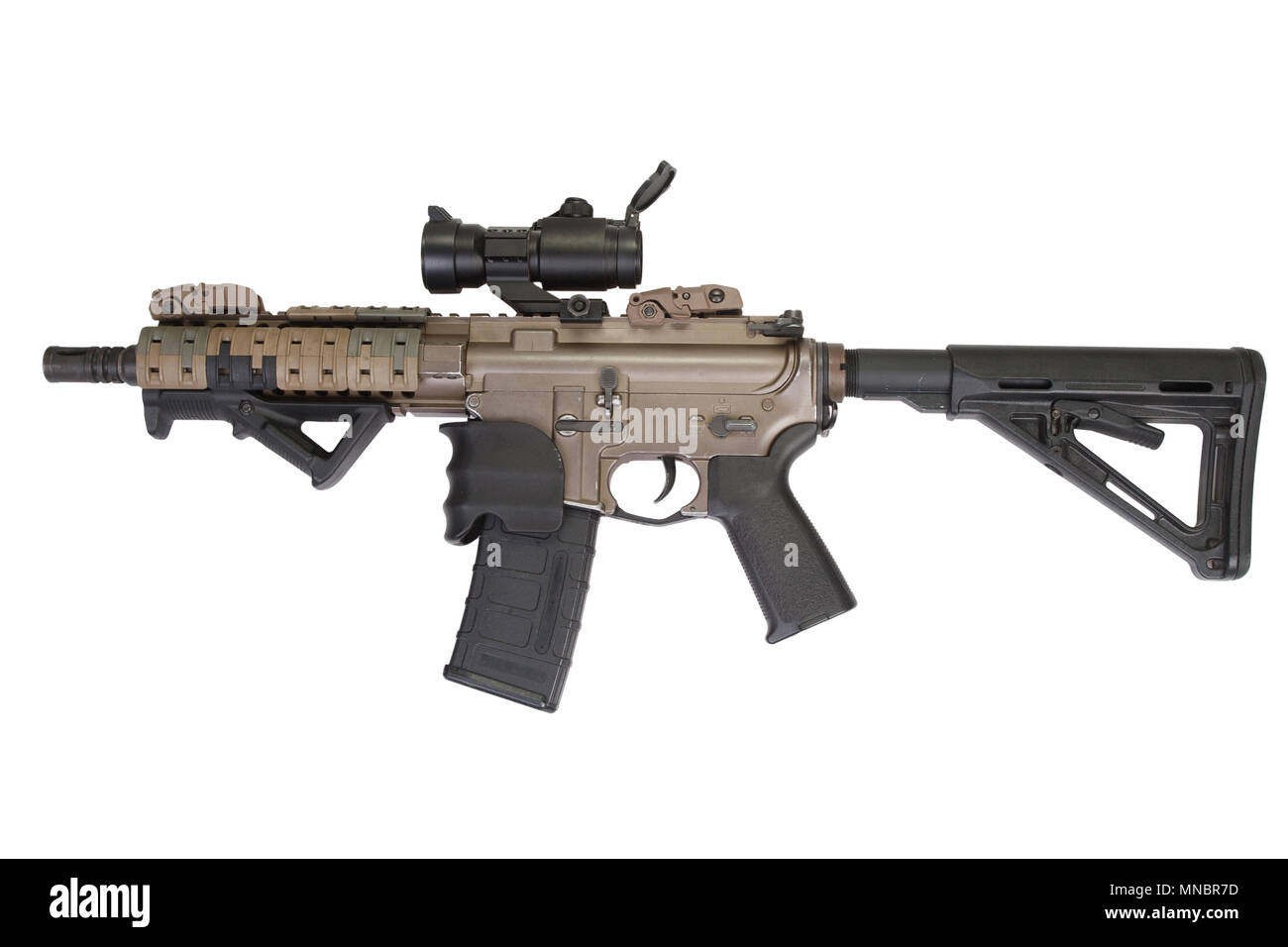 M4 special forces rifle isolated on a white background Stock Photo - Alamy